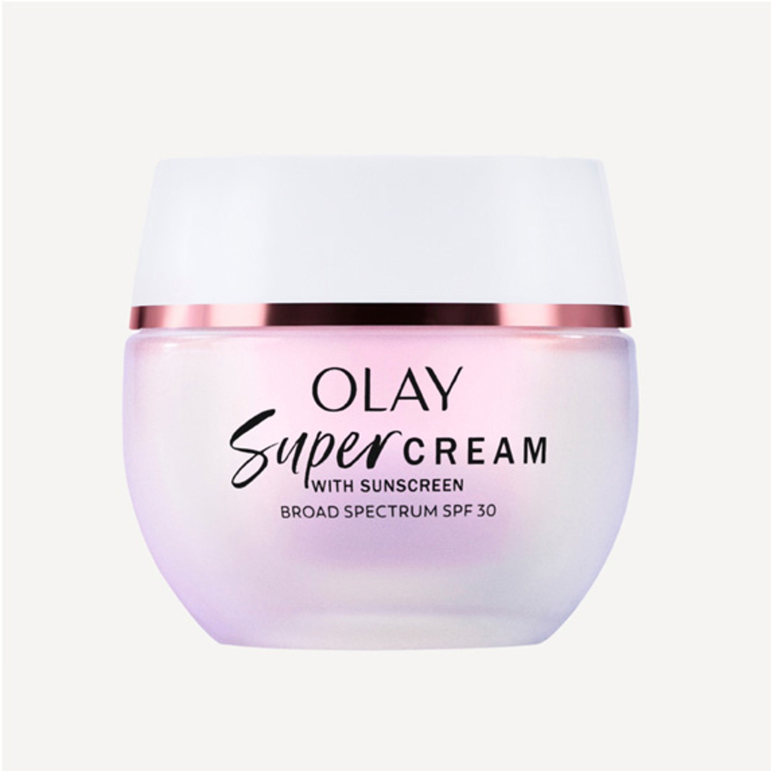 Olay Super Cream with Sunscreen SPF 30, Ultra Lightweight SPF Face Moi ...